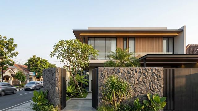 6 Model Pagar Rumah yang Membantu Mengurangi Debu dari Jalan dan ...