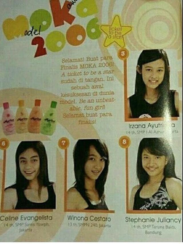 6 Potret Lawas Celine Evangelista di Awal Karier, Bikin Pangling - Hot Liputan6.com