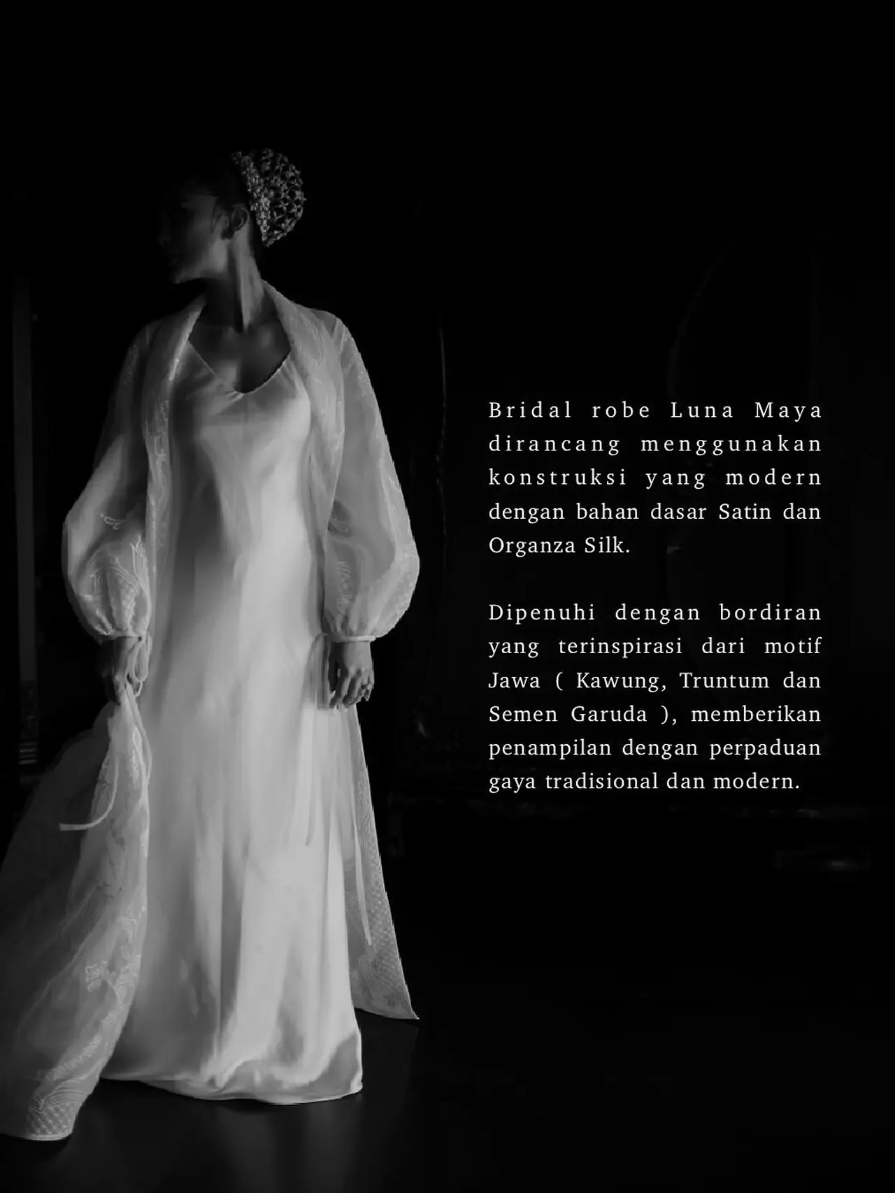 Menilik Detail Model Bridal Robe Luna Maya, Elegan Penuh Makna ...