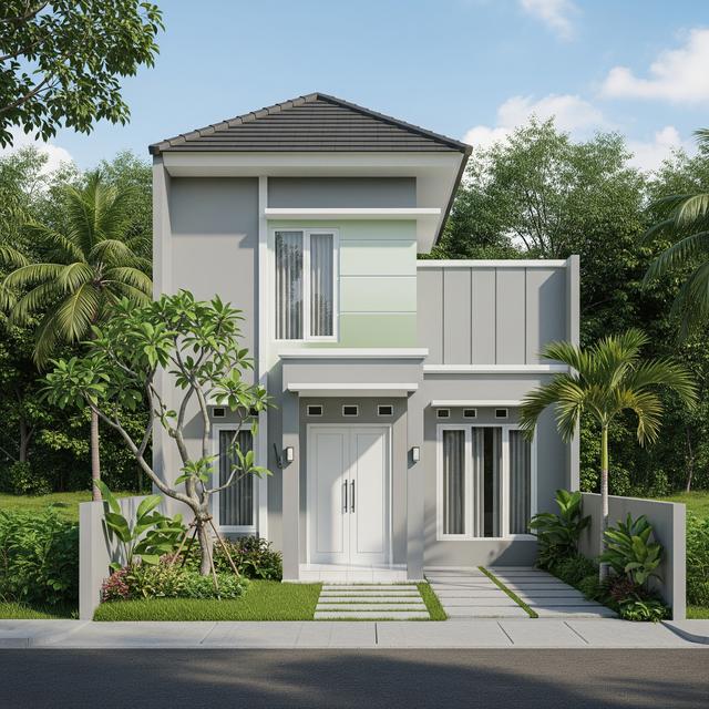 9 Model Rumah Sederhana Warna Abu-abu, Pilihan Tepat Hunian Idaman