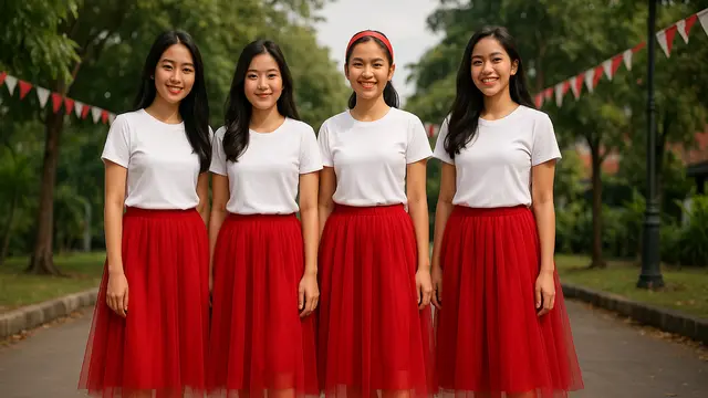 17 Model OOTD Merah Putih, Tampil Stylish dan Patriotik untuk Segala ...