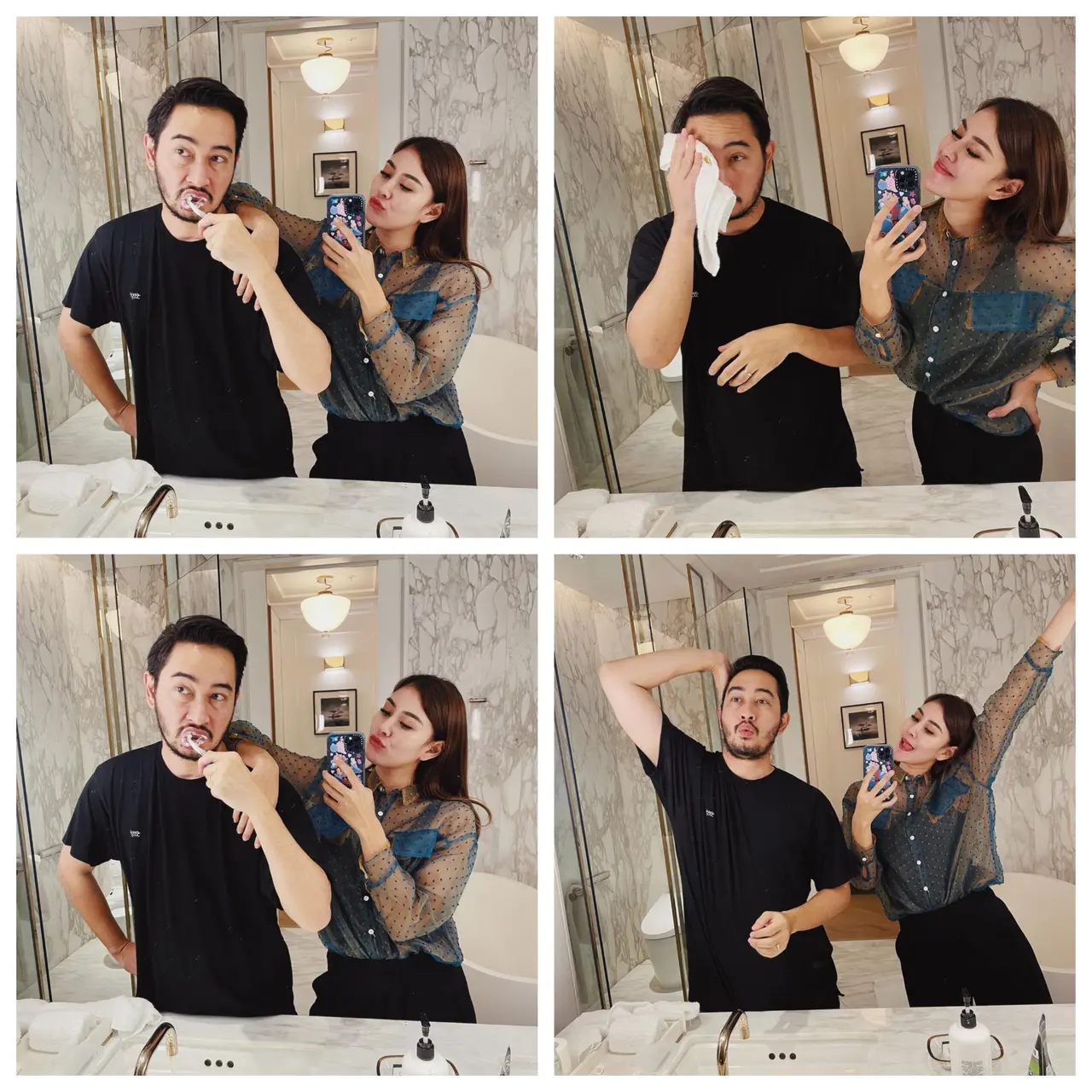 8 Potret Kebersamaan Syahnaz Sadiqah dan Suami Sebelum Viral Isu ...