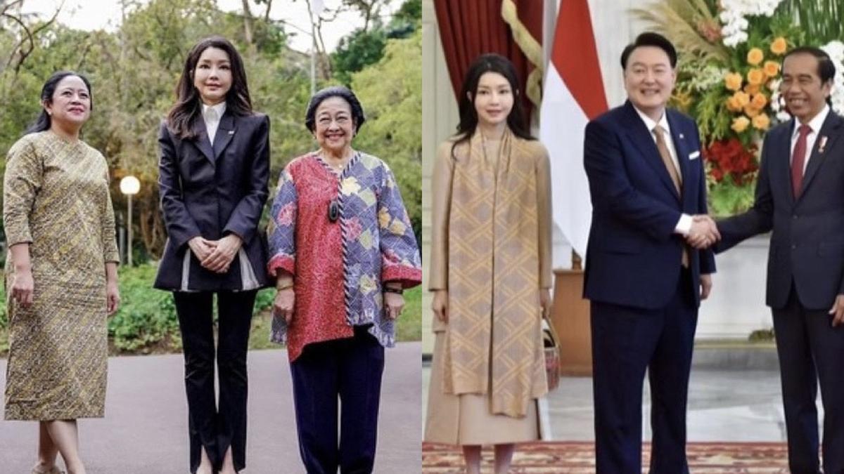6 Gaya Elegan Kim Keon Hee, Ibu Negara Korea Selatan saat Berkunjung ke ...