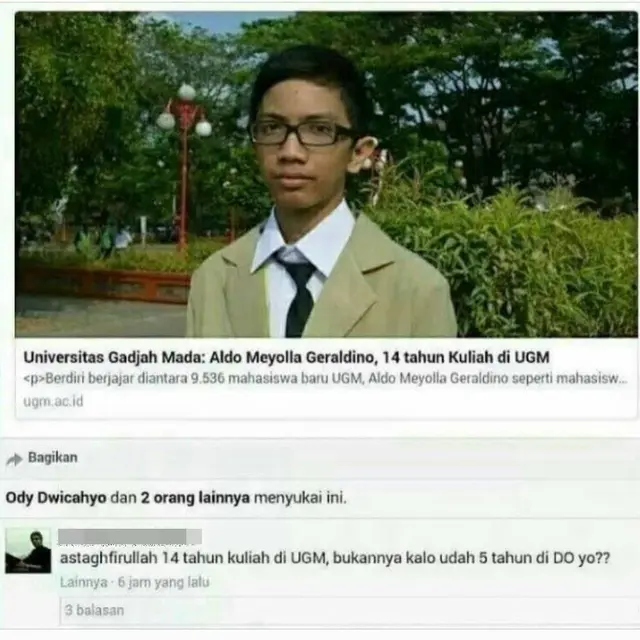 7 Komentar Enggak Nyambung Netizen di Facebook Ini Bikin Mikir Keras - Hot Liputan6.com