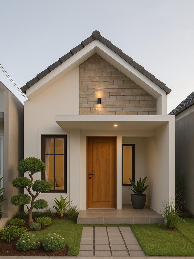 6 Gambar Tampak Depan Rumah Minimalis Lebar 5 Meter, Jadikan Inspirasi ...