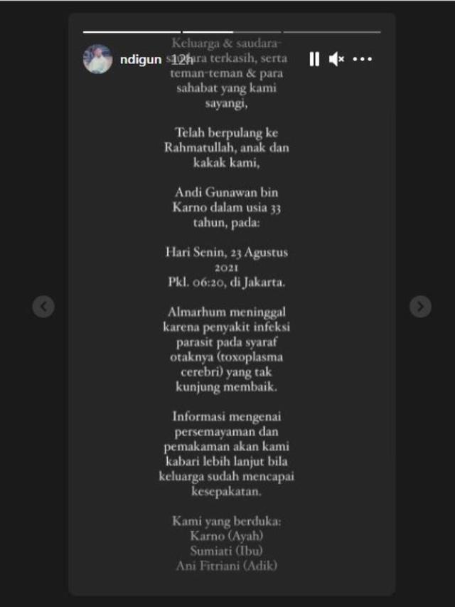 Komika Andi Gunawan Meninggal Dunia - ShowBiz Liputan6.com