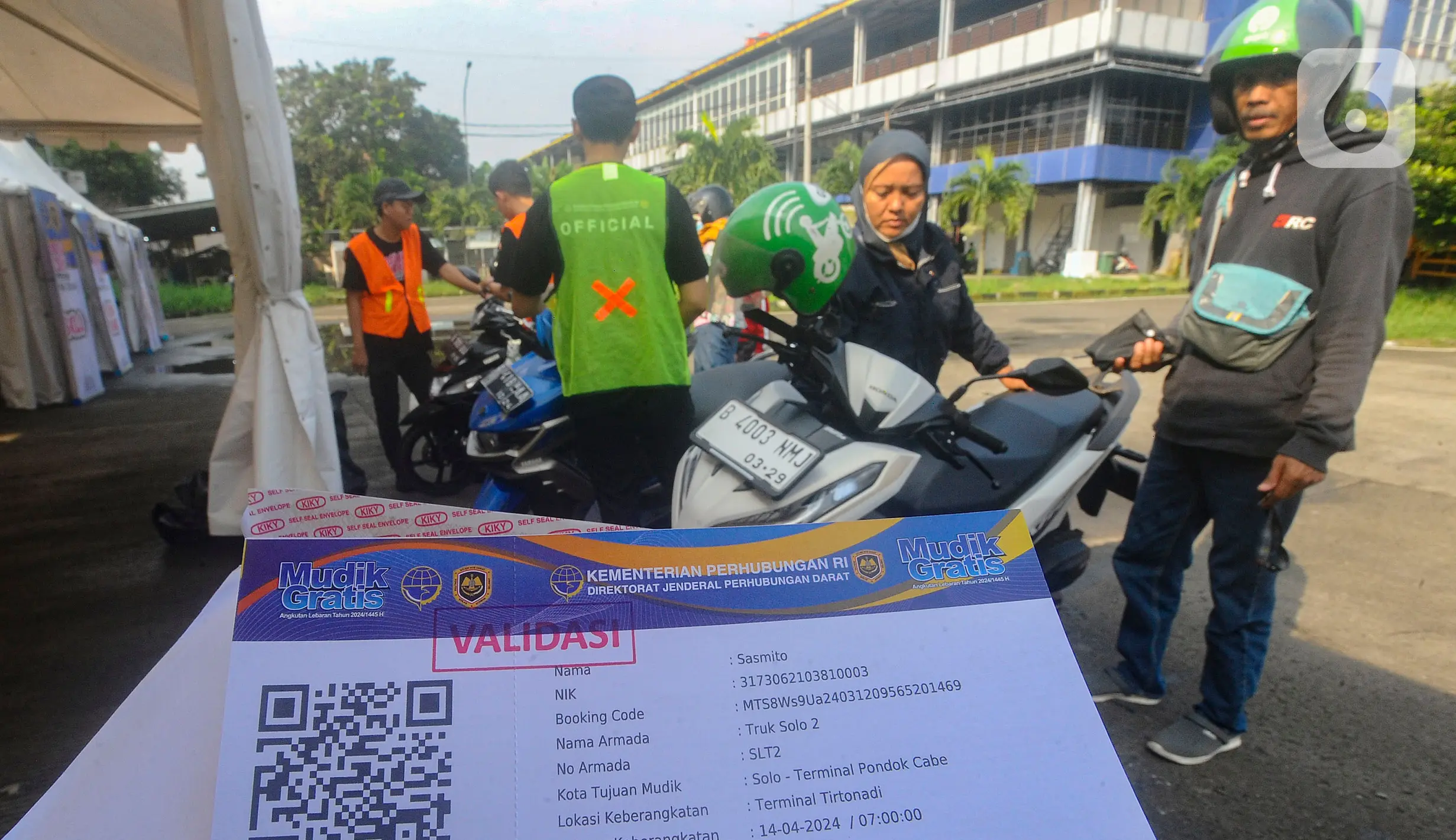 Antusiasme Warga Ikut Program Mudik Motor Gratis Lebaran 2024 - Foto ...