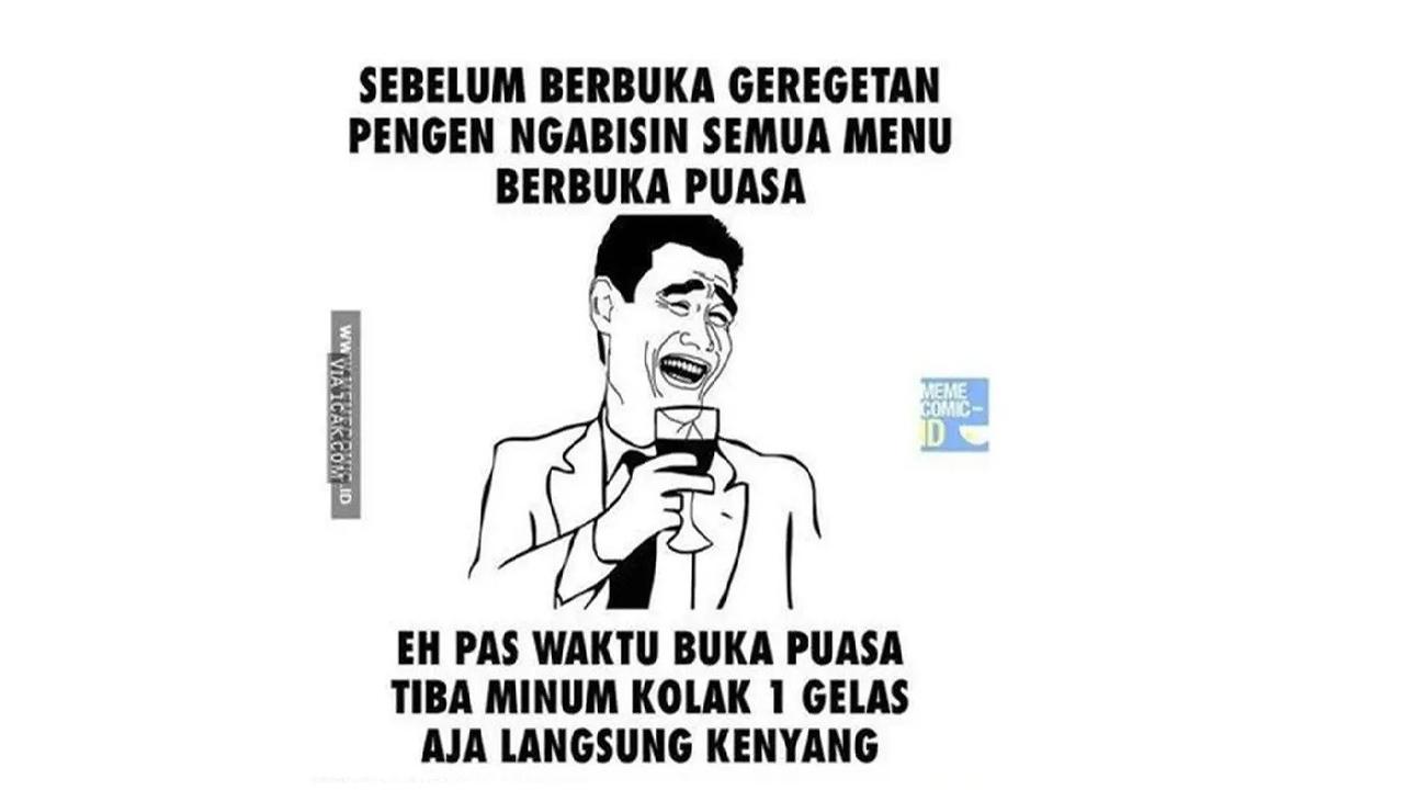 15 Meme Buka Puasa yang Bikin Ngakak, Dijamin Relate Banget