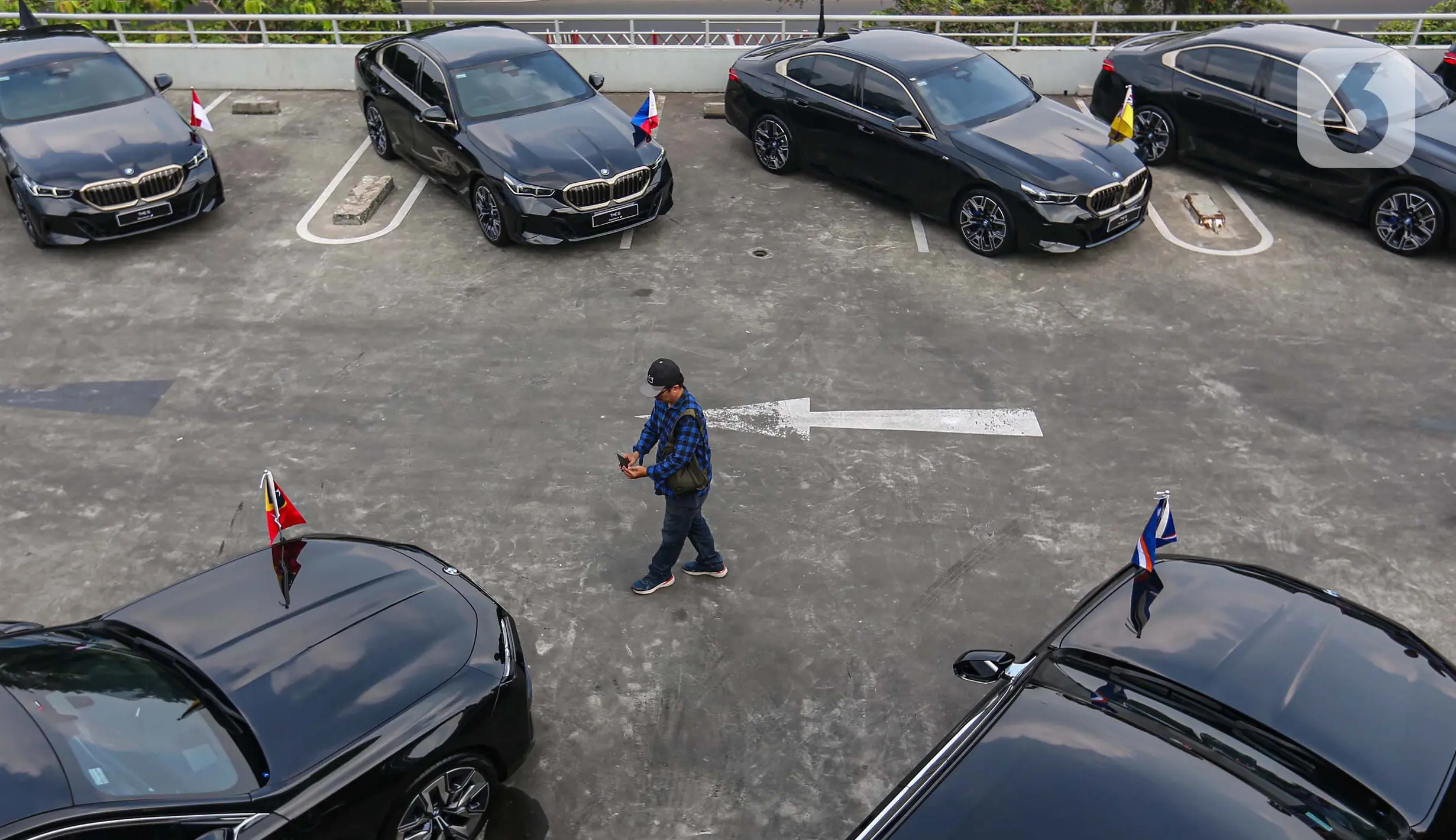 Deretan Mobil Listrik Mewah Untuk Delegasi KTT WWF Bali - Foto Liputan6.com