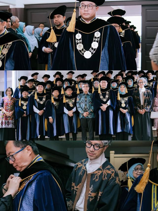Makna Toga Baru IPB Rancangan Didiet Maulana, Pakai Tenun yang ...