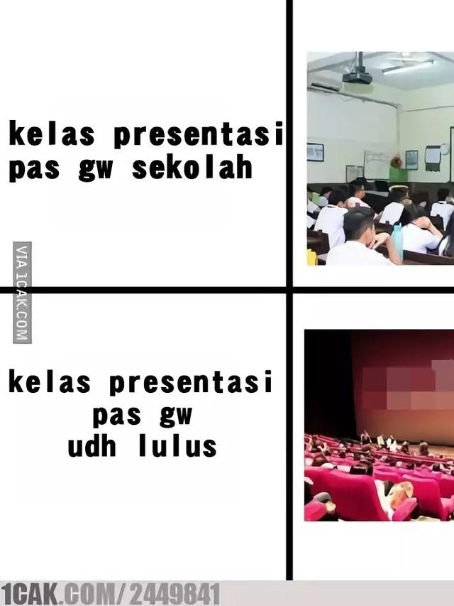 7 Meme Kocak Siswa Lulus SMA Ini Bikin Senyum Tipis, Relate Banget