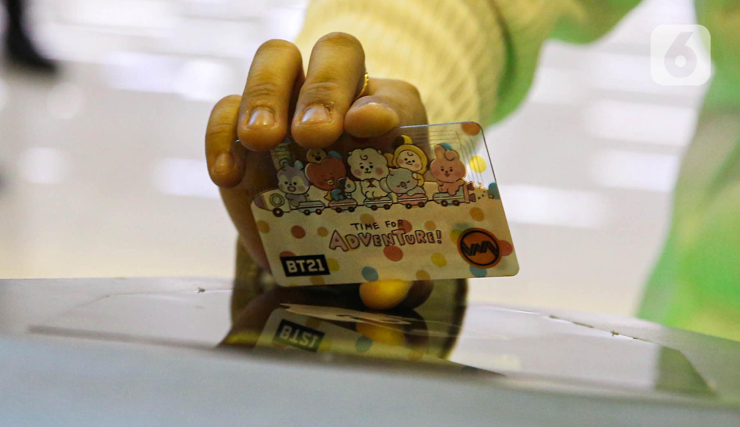 Kartu KRL Spesial Karakter Kartun BTS