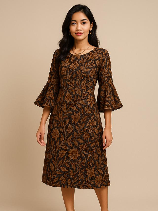 6 Model Baju Batik Terusan, Inspirasi Tampil Menawan dan Elegan