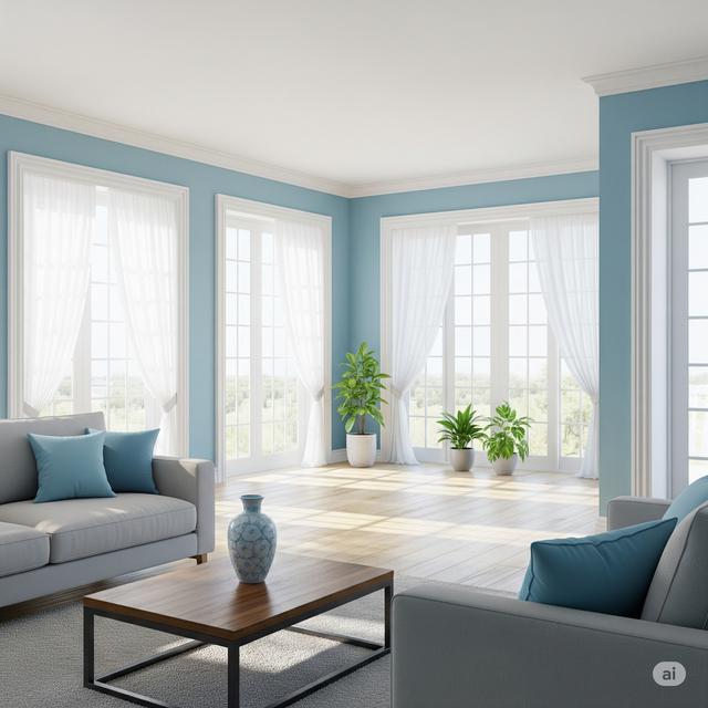 7 Warna Cat Rumah yang Bikin Adem Meski Tanpa Pendingin Ruangan, Bikin ...