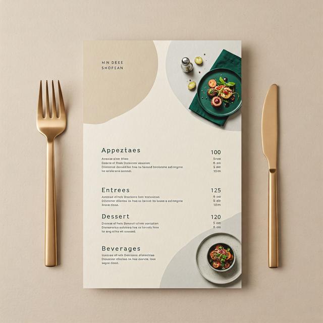 6 Contoh Desain Daftar Menu Keren dan Kekinian, Bikin Pelanggan Jadi ...