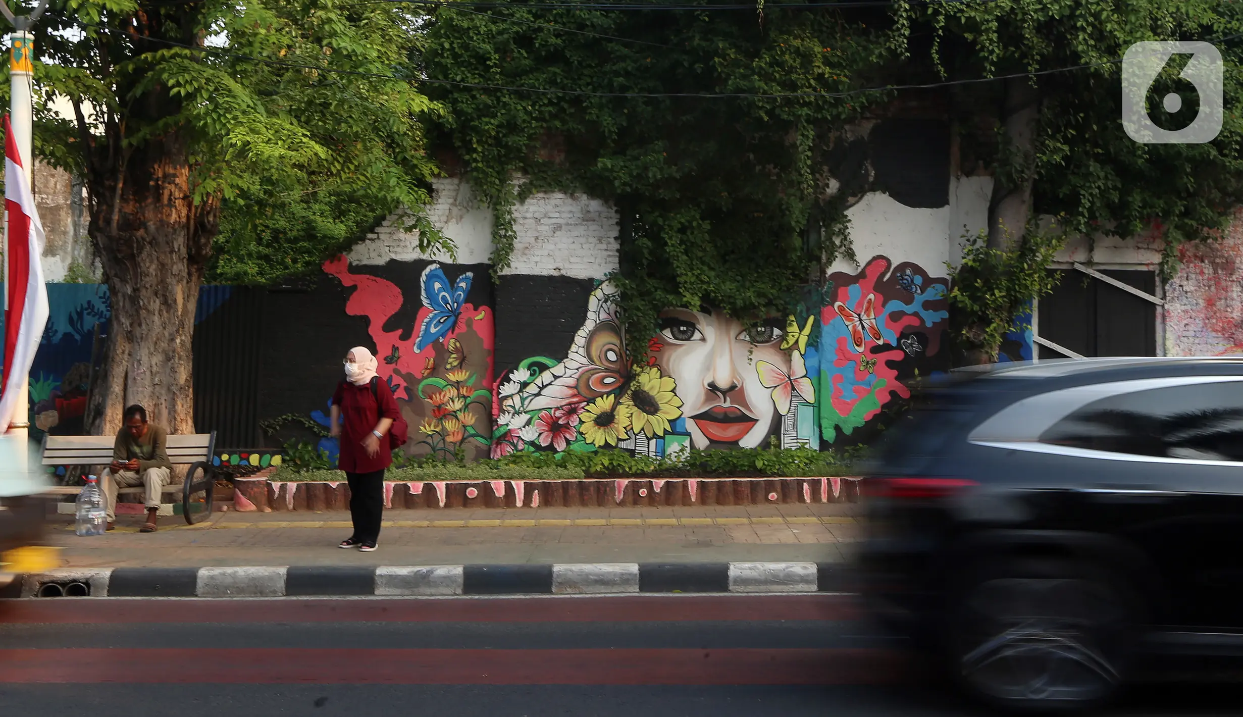 Kreativitas Seni Mural untuk Percantik Kota - Foto Liputan6.com