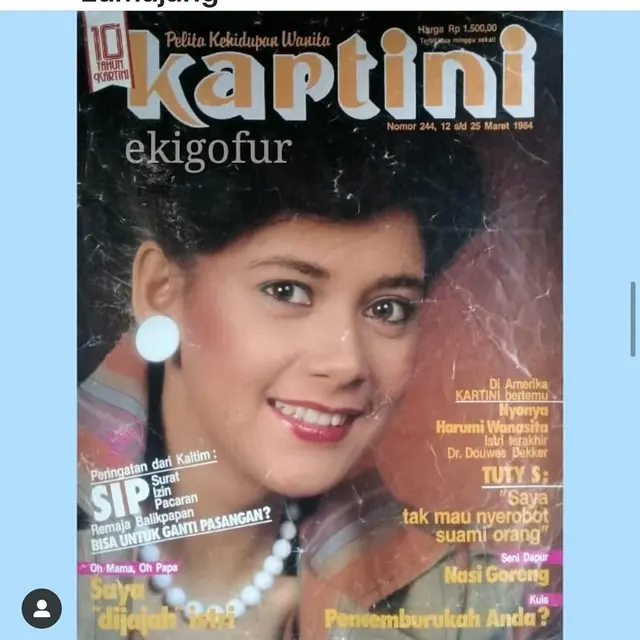 6 Potret Lawas Lydia Kandou saat Jadi Model Majalah, Cantiknya Disebut ...