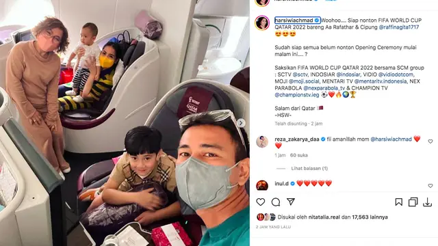 Raffi Ahmad Boyong Nagita Slavina dan Anak-Anak Terbang ke Qatar untuk Nonton Piala Dunia 2022 ...
