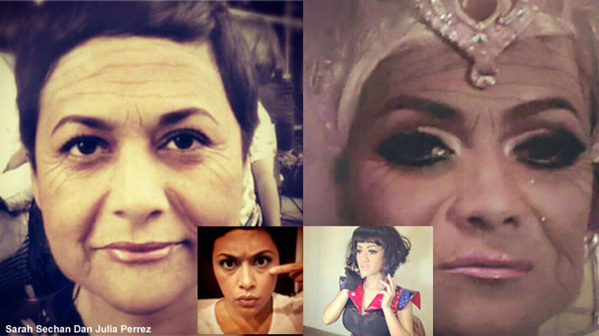 30 Tahun Lagi, Beginilah Wajah Julia Perez dan Sarah Sechan - ShowBiz ...
