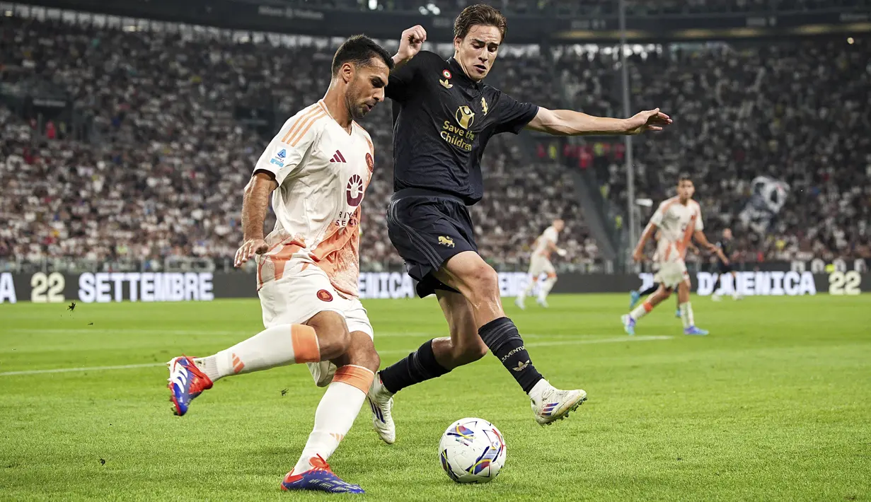 Hasil Juventus Vs AS Roma, Berakhir Tanpa Pemenang - Foto Liputan6.com