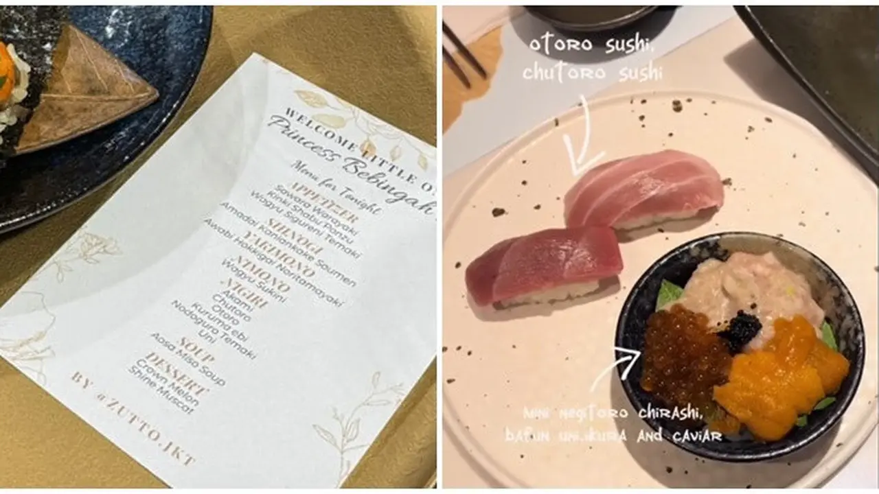 6 Potret Menu Omakase Erina Gudono, Ada yang Harganya Capai Rp 3 Juta ...