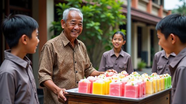 Cara Membuat Es Gabus, Lembut dan Bahannya Alami