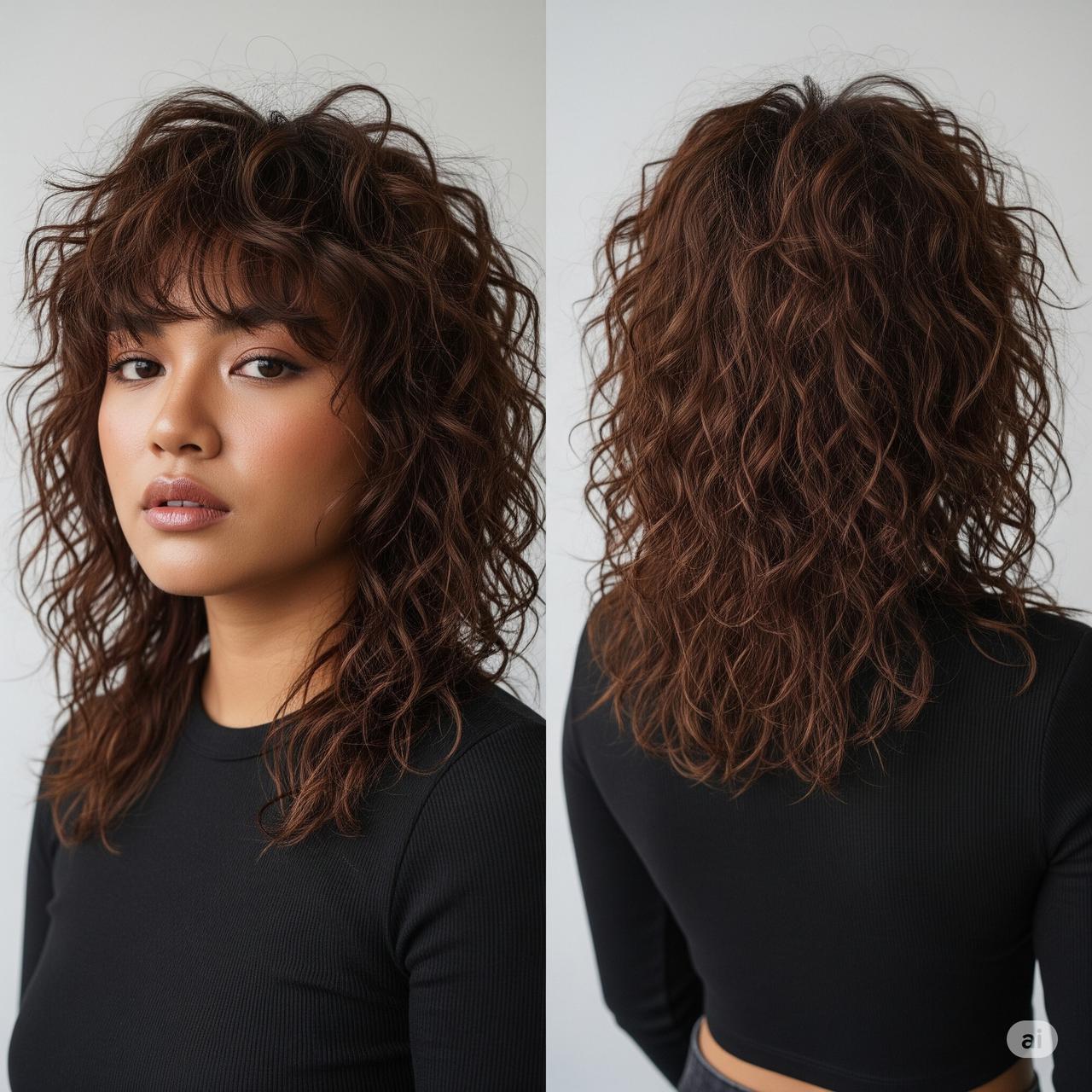 9 Model Rambut Keriting Wanita yang Trending dan Mudah Ditiru, Gaya ...