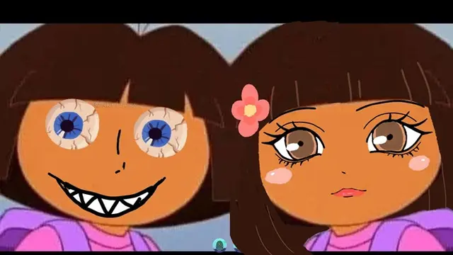6 Editan Foto Wajah Dora the Explorer Ini Kocak, Tampil dengan Versi ...