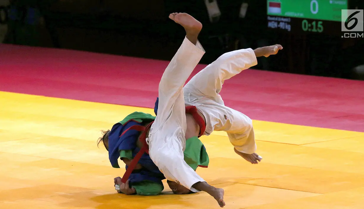 FOTO: Empat Atlet Kurash Indonesia Tumbang di Asian Games 2018 - Foto ...