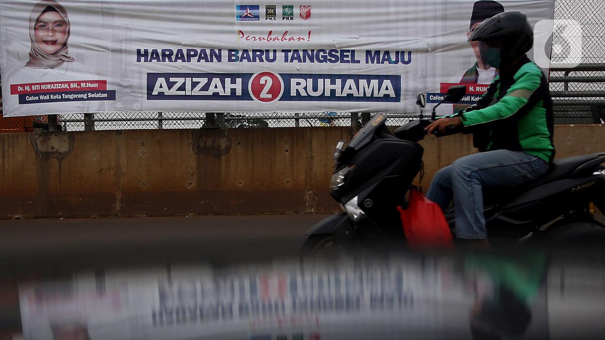 FOTO: Jelang Pilkada 2020, Atribut Kampanye Mulai Marak di Depok dan ...