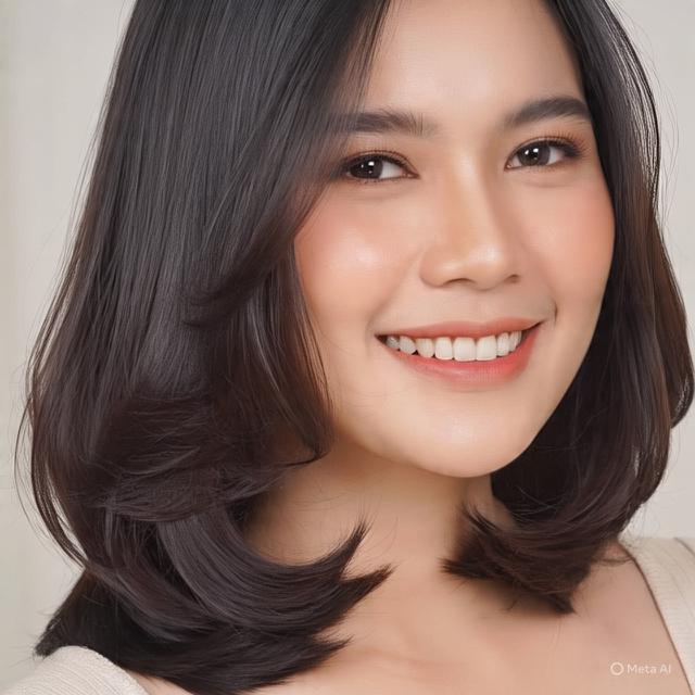 10 Model Rambut Bob Nungging Layer Panjang yang Stylish di 2025