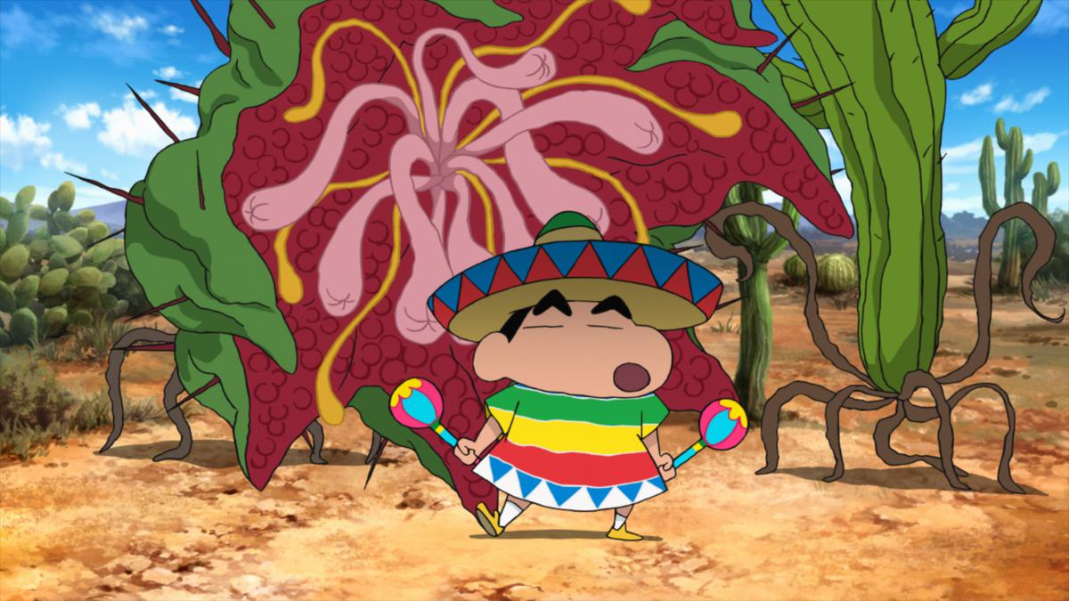 3 Kejanggalan dari Film Crayon Shin-Chan Cactus Attack