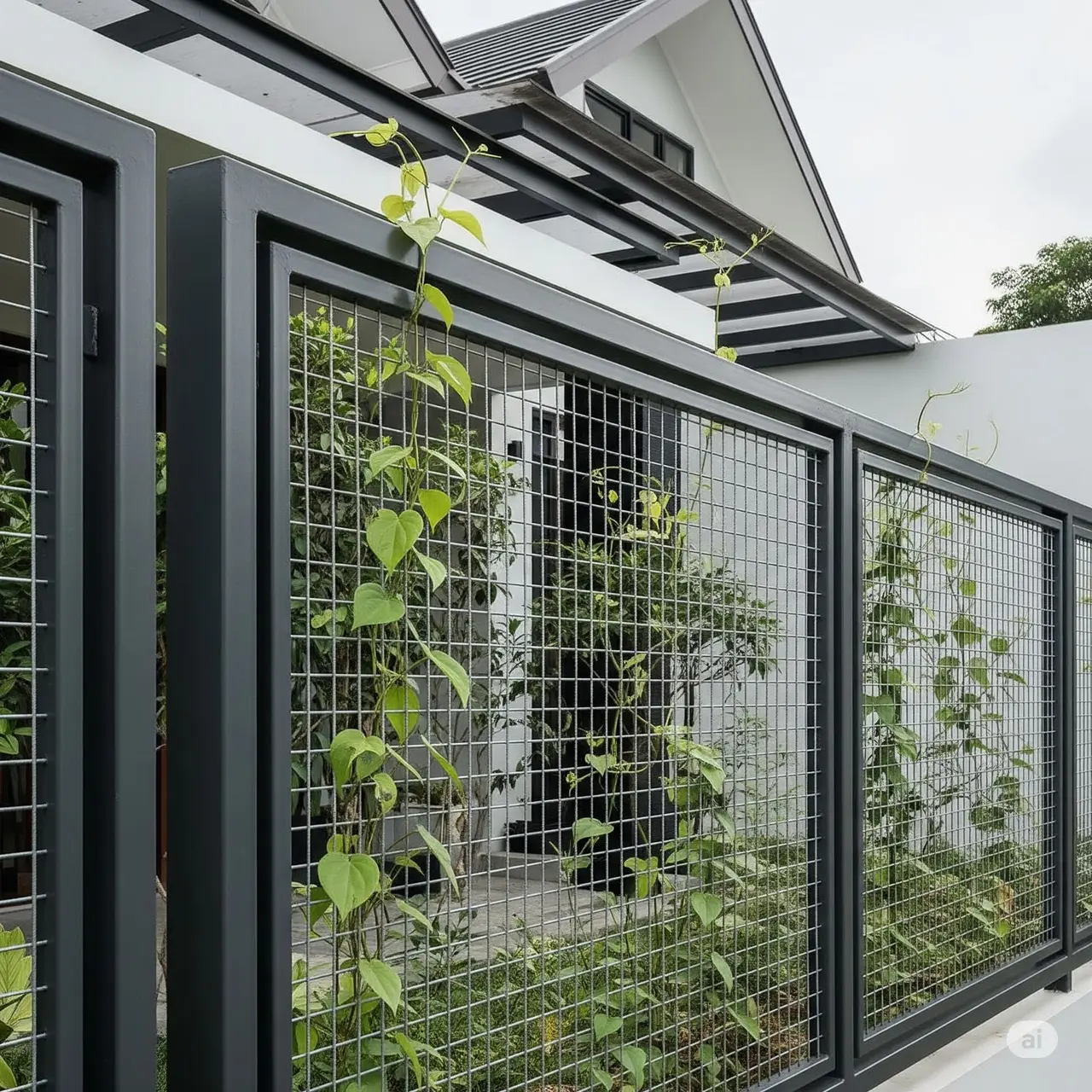 14 Pagar Rumah Minimalis Fungsional dan Estetik, Bikin Rumahmu Jadi ...