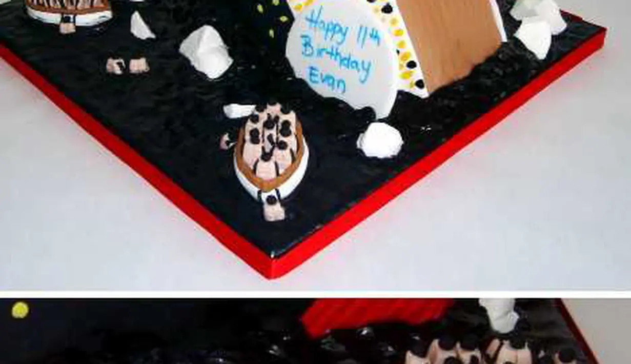 Uniknya 12 Kue Ulang Tahun Bentuk Kapal Titanic Tenggelam - Photo ...