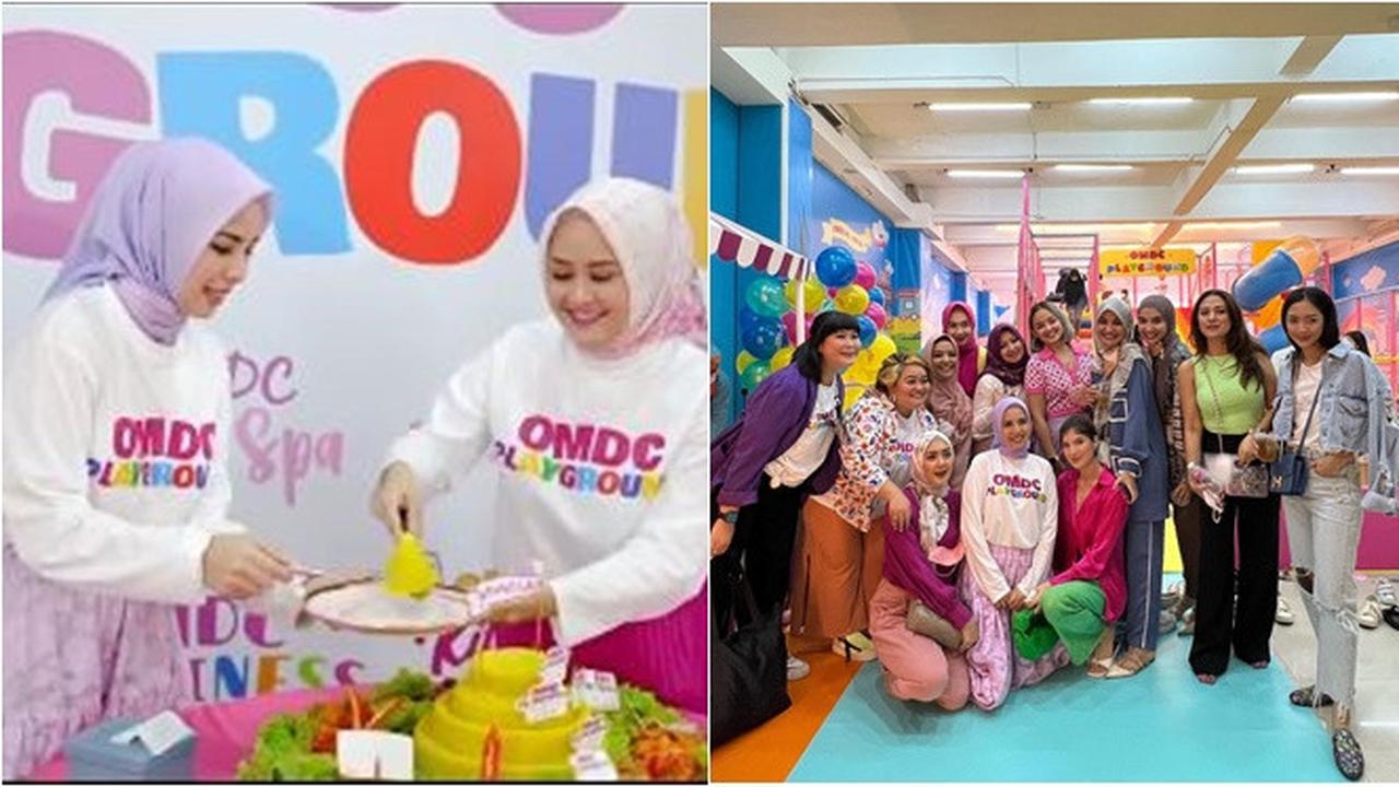 7 Potret Acara Peluncuran OMDC Playground Tya Ariestya, Meriah Bertabur ...