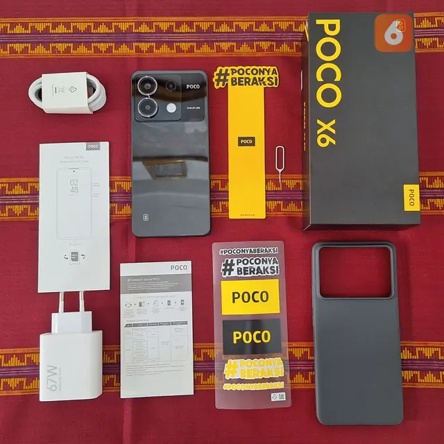Unboxing Poco X6 5G: Tampil dengan Bezel Tipis dan Desain Elegan ...