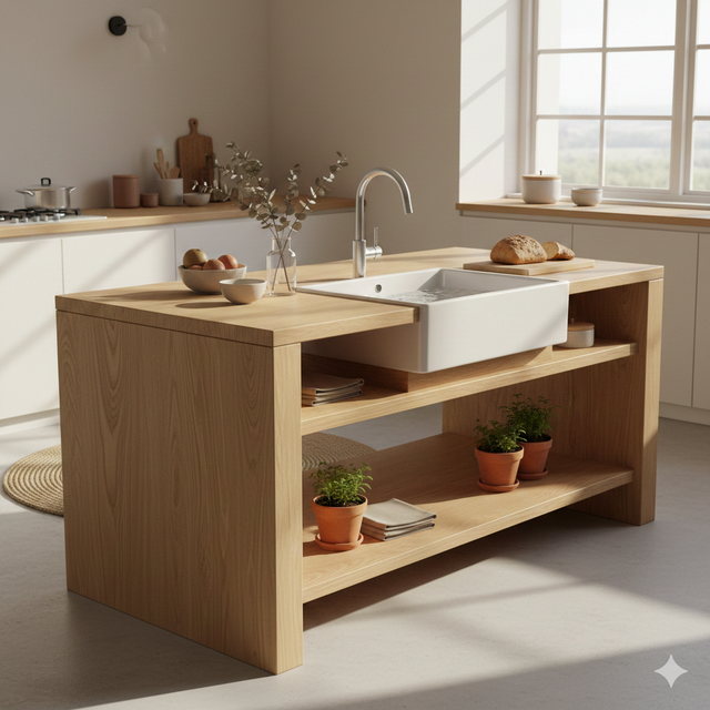 8 Model Meja Dapur Minimalis dari Kayu yang Estetik dan Fungsional di 2026