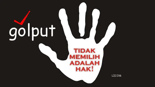 Tidak Memilih Saat Pemilu Dikenal dengan Istilah Golput, Kenali ...