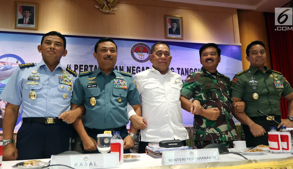 FOTO: Menteri Ryamizard Ryacudu Pimpin Rapim Kemhan 2019 - Foto ...