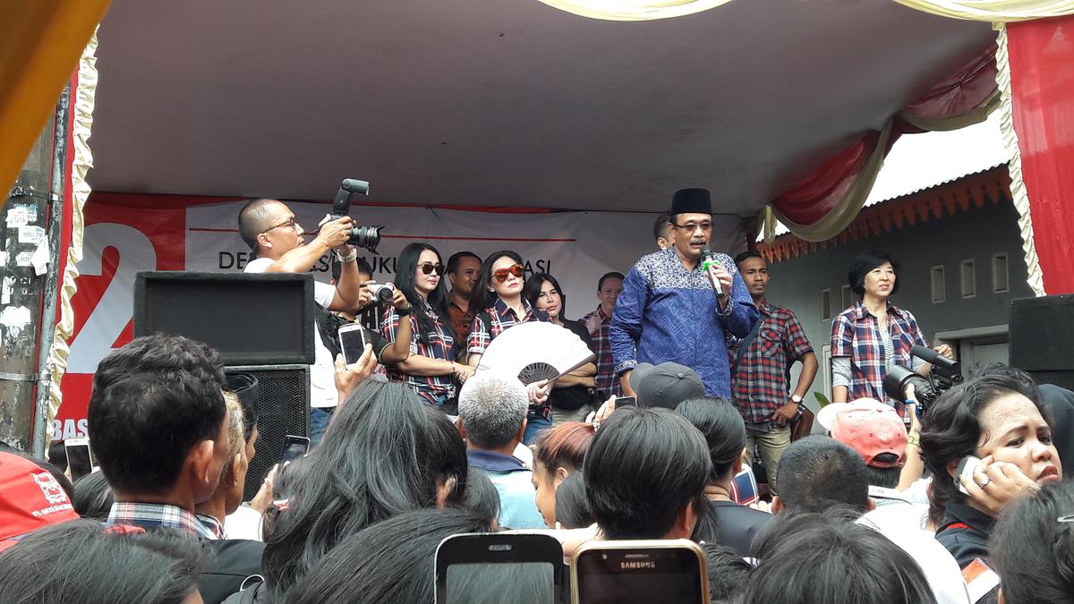 Relawan Agus - Sylvi Deklarasikan Dukungan untuk Ahok - Djarot - Pemilu ...