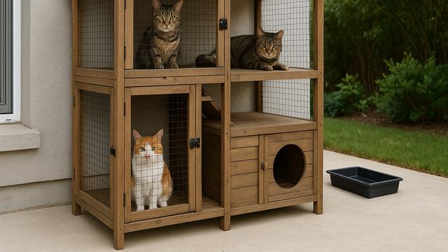 10 Model Rumah Kucing Outdoor yang Nyaman, Sederhana tapi Bikin Anabul ...