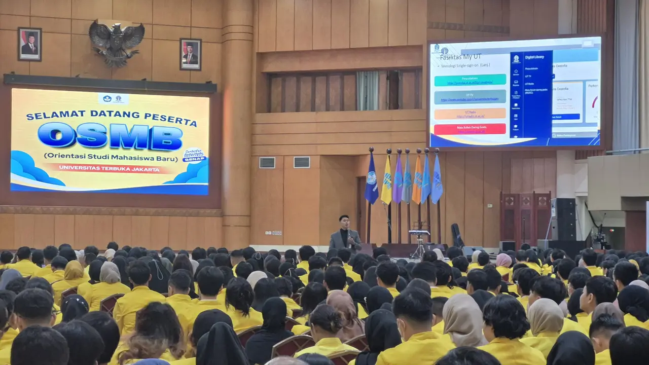 Ribuan Mahasiswa Baru Universitas Terbuka Mengikuti Orientasi Studi Mahasiswa Baru Semester ...