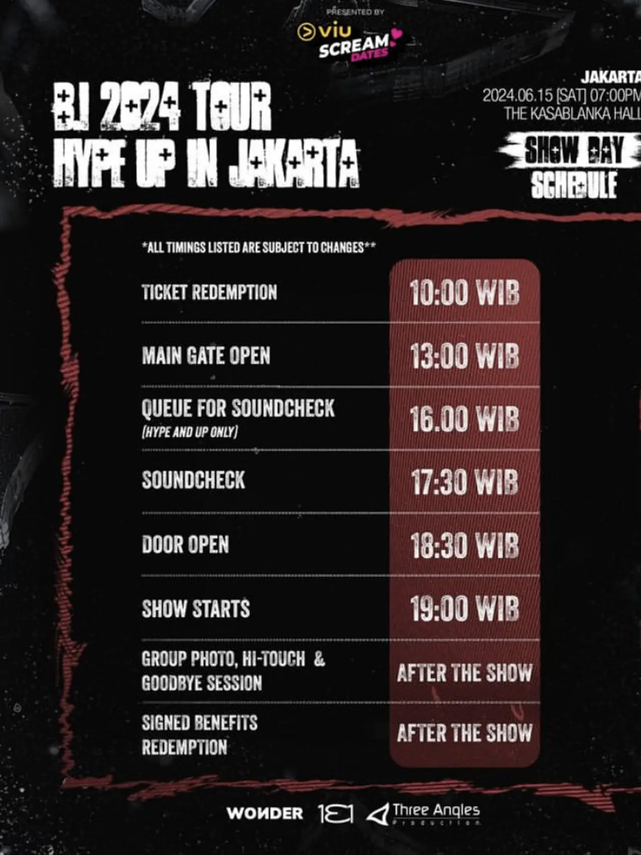 Intip Rundown dan Setlist Konser B.I 2024 Tour HYPE UP 2024 di Jakarta - ShowBiz Liputan6.com