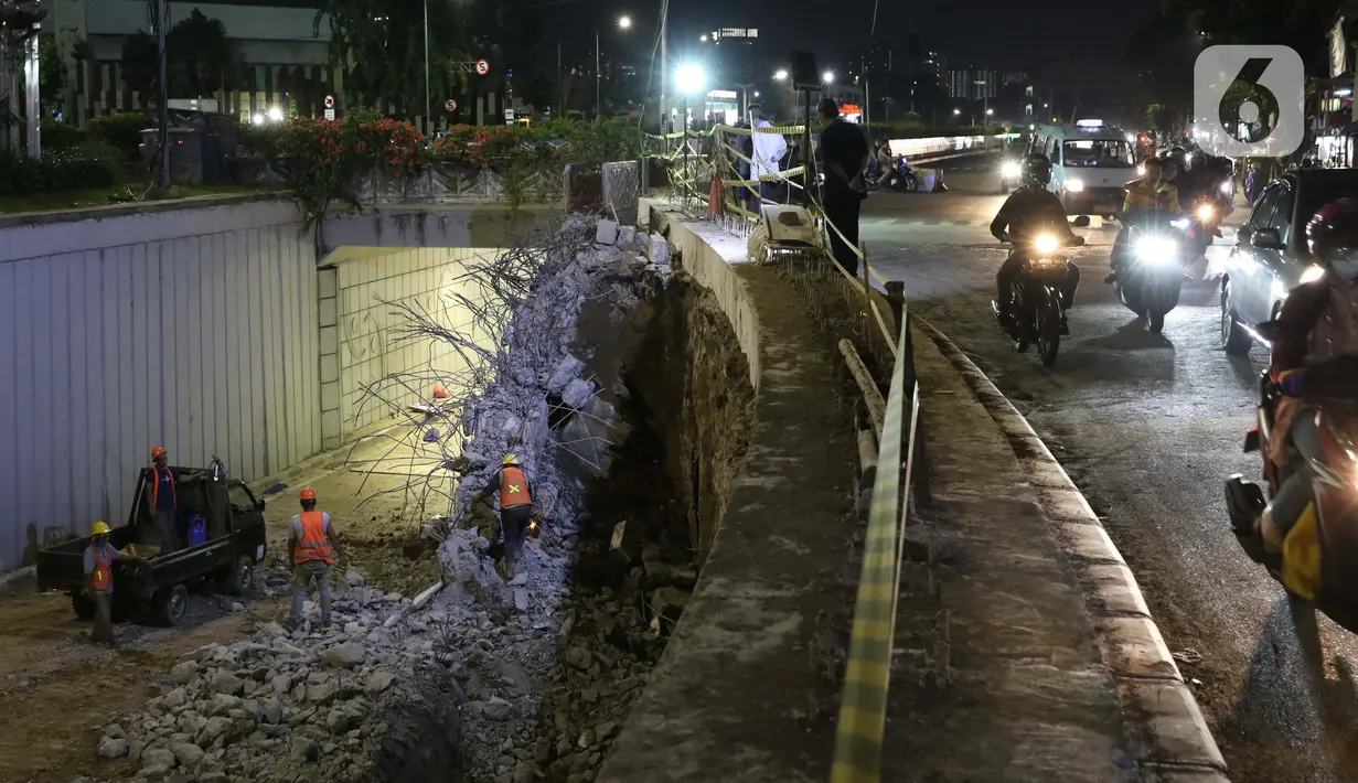 FOTO: Masa PSBB, Pembangunan Underpass Senen Extension Tetap Berjalan ...