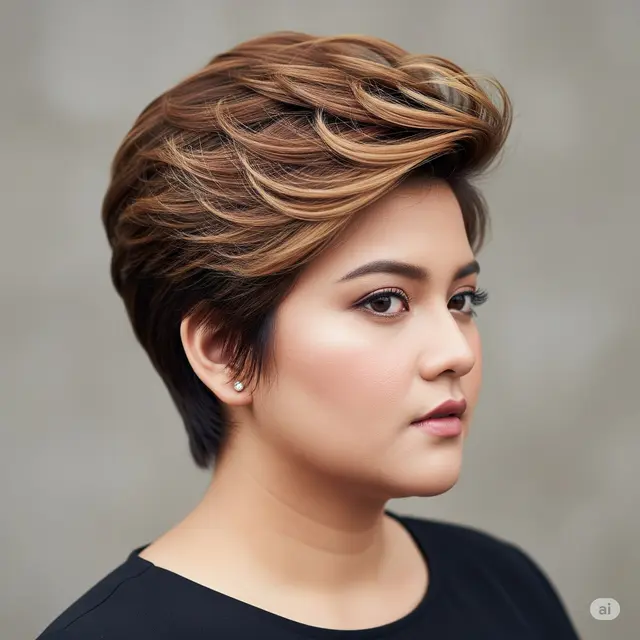 15 Model Rambut Pendek untuk Wanita Gemuk agar Terlihat Lebih Ramping, Lebih Percaya Diri - Hot ...