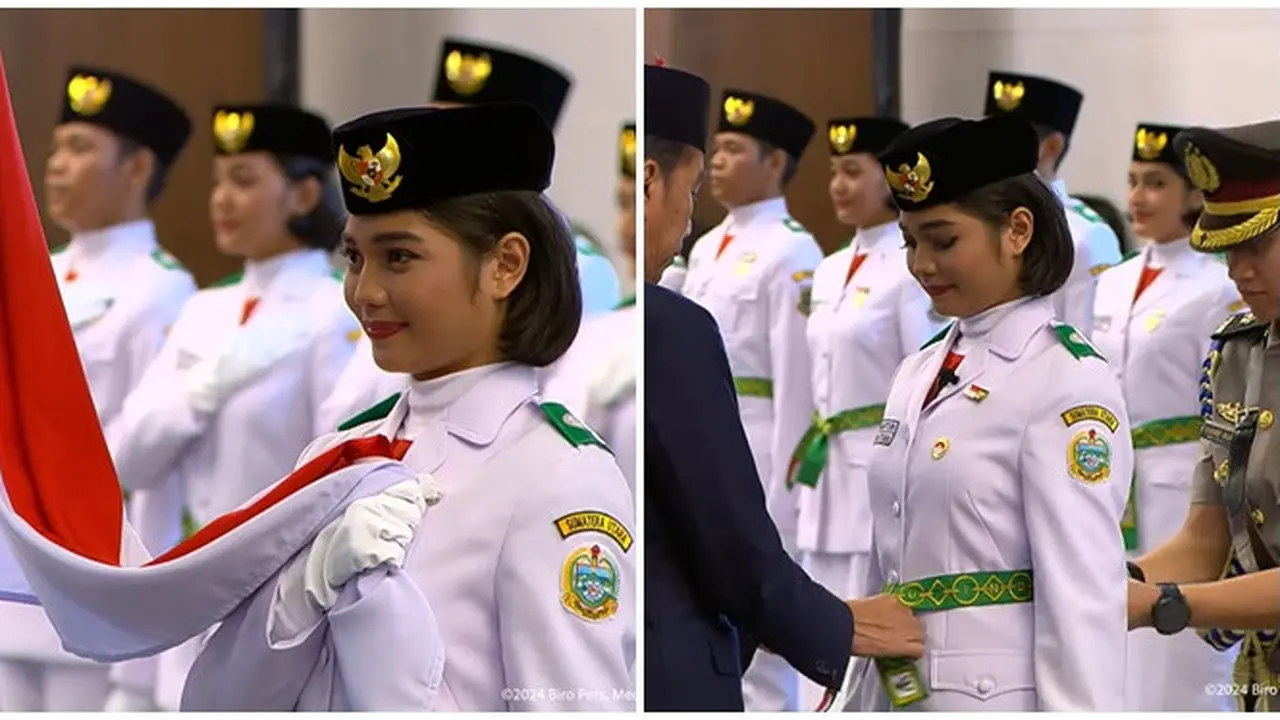 6 Potret Anggota Paskibraka di IKN, 18 Orang Diminta Lepas Hijab demi Keseragaman - Hot Liputan6.com