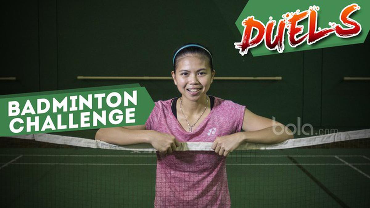 VIDEO: Greysia Polii Kalah dalam Duel Badminton Challenge