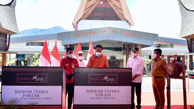 Jokowi Resmikan Bandara Tana Toraja Sulsel dan Bandara Pantar NTT ...