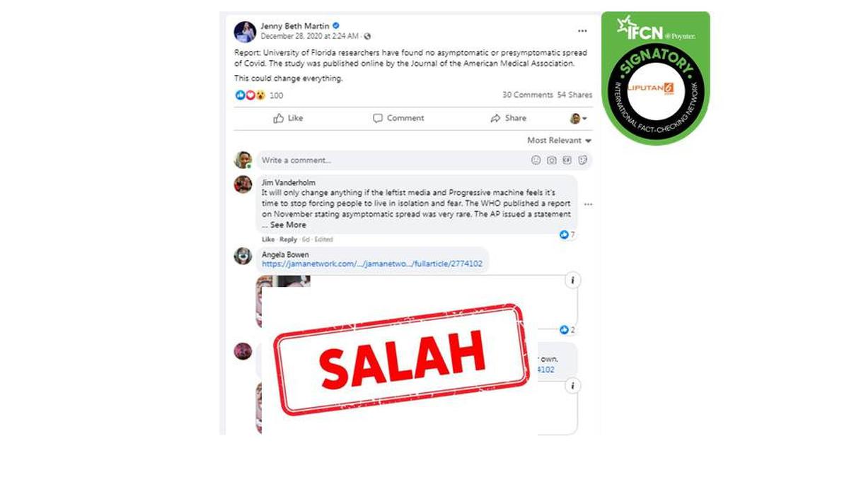 Cek Fakta: Orang Tanpa Gejala Tak Bisa Tularkan Covid-19? Simak Fakta ...