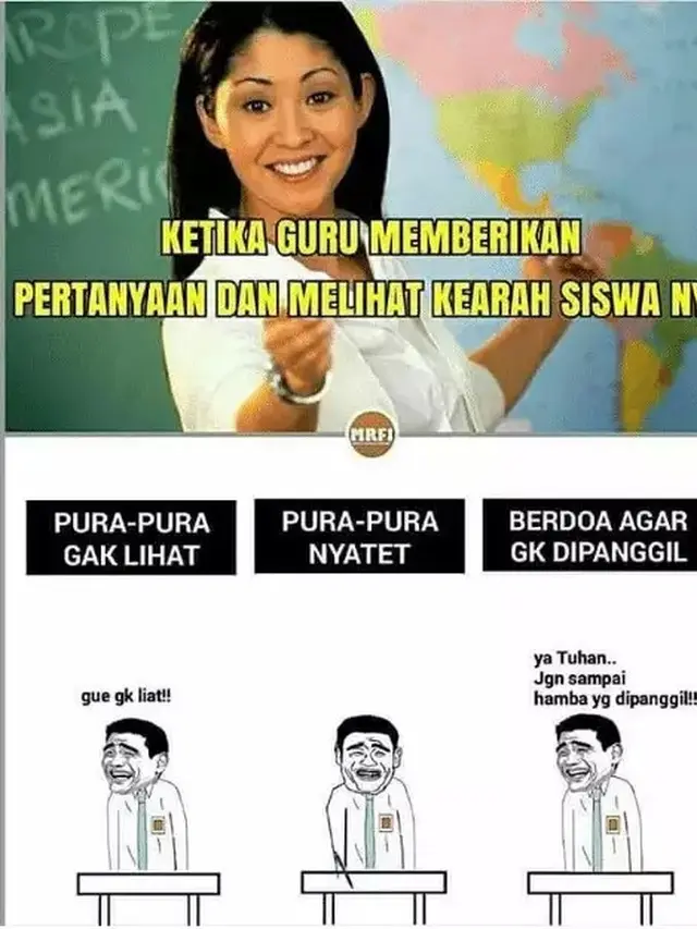7 Meme Orang Pura-Pura Enggak Lihat karena Alasan Kocak Ini Sering ...